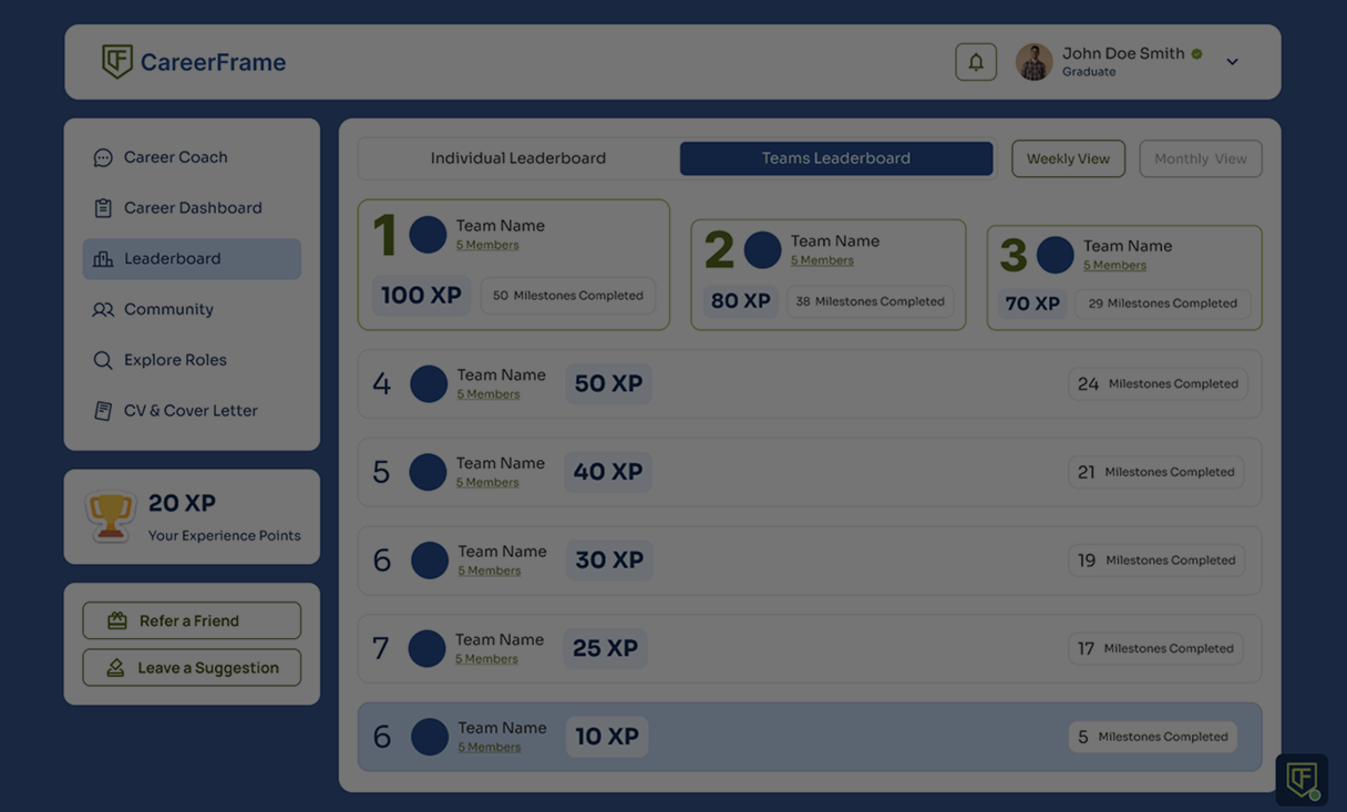 CareerFrame - AI-Powered Career Guidance Platform